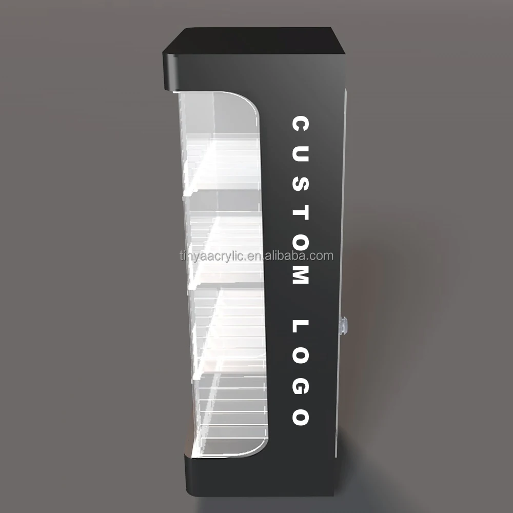 Custom Floor Cigarette Showcase - Smoke Shop Decor Wholesale