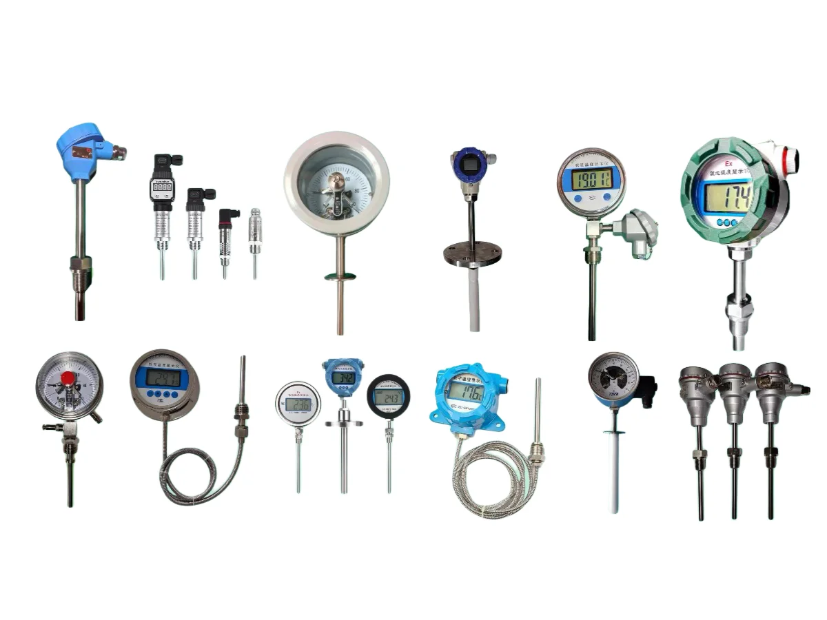 OEM Digital Temperature Gauge with Flexible Cables -10-70C