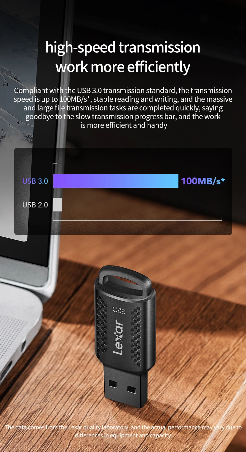 Lexar Jumpdrive V400 USB Flash Drives - High Capacity & Speed
