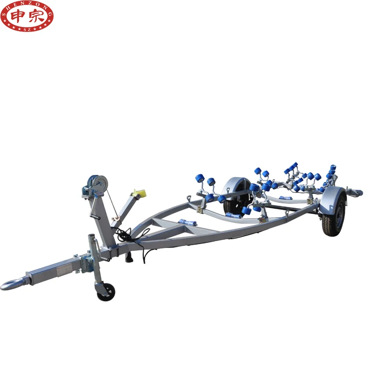 2 Ton RIB Boat Trailer with Roller Hand Winch - Durable & Efficient