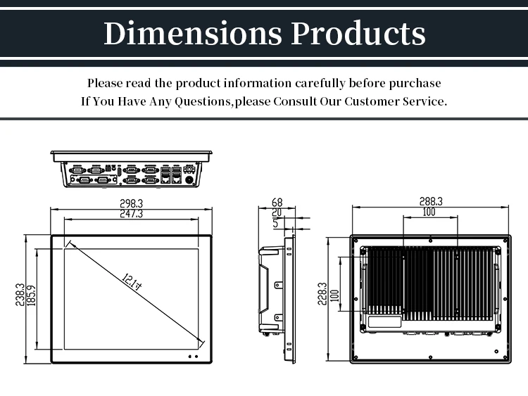 Qiyang Iec En60945 Ship Yacht Sailing Embedded Fanless Android ...
