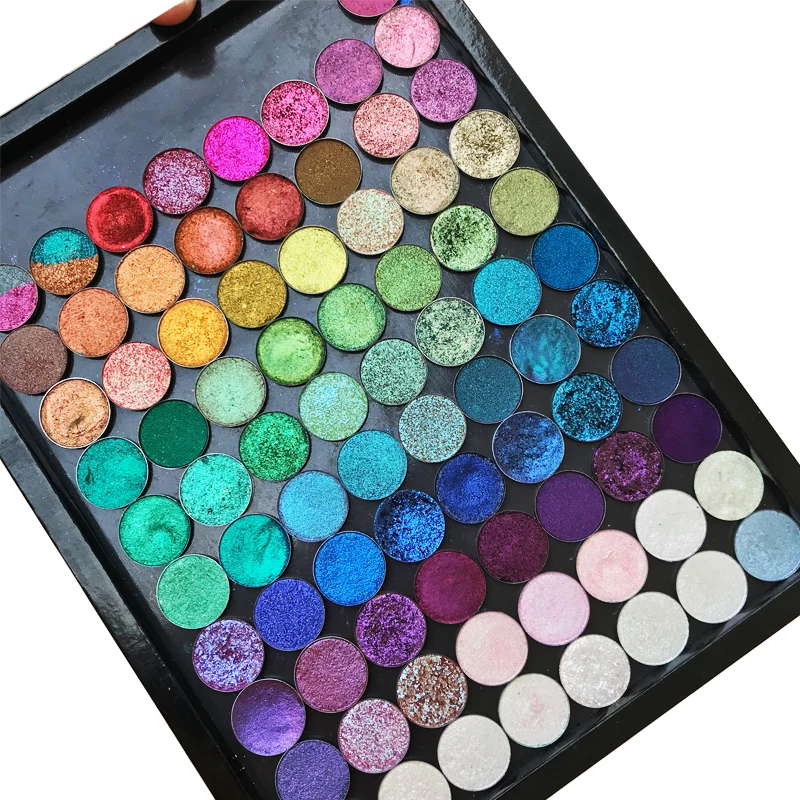Multichrome Eyeshadow Pressed Duochrome Eyeshadow Pigment Pallets ...