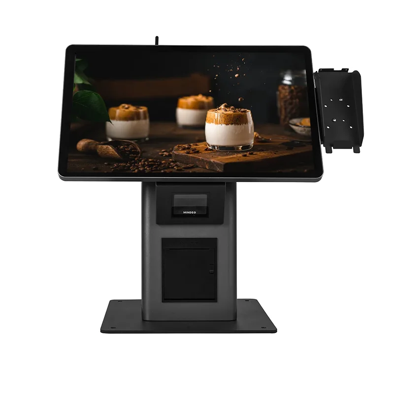 BIG POS Self Order Machine 21.5 Inch POS System All-in-one Multi Touch ...