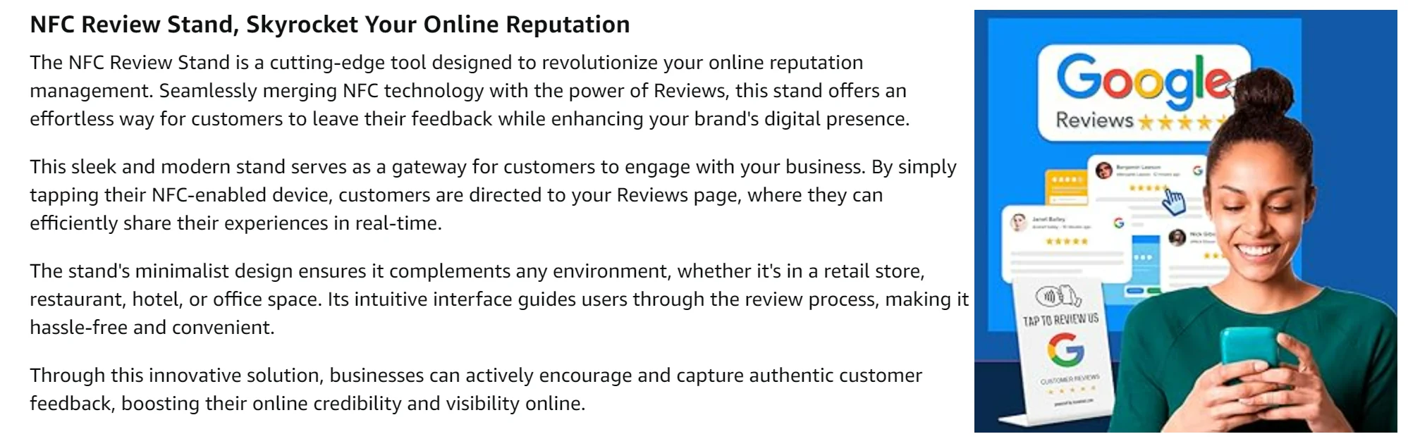 Nfc Rfid google Review Nic google Stand Acrylic Qr Menu Stands Touchless Menu Qr Stand| Alibaba.com
