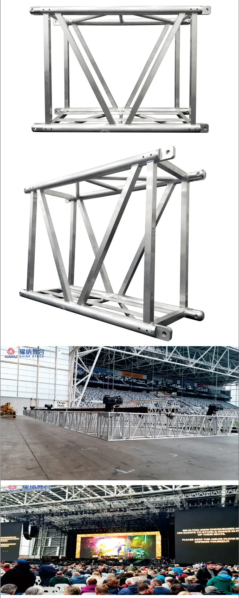 Stage Lighting Global Trusses Aluminum Truss Events Spigot Truss ...