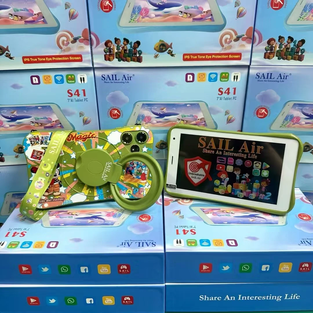 7 Inch Kids Tablets Sail Air S41 With Sim Wifi Educational Tablet PC for Kids AI Educational ...