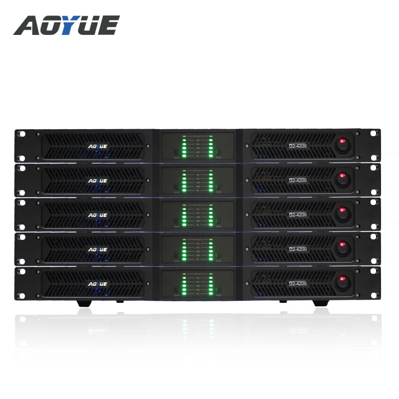 1u Amplifier 4000 Watts Outdoors Class D 2 Channel Power Amplifier Use ...