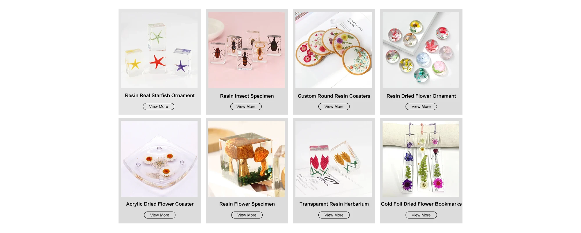 Yiwu Ivy Handicrafts Co., Ltd. - Resin Crafts, Dried Flower Jewelry