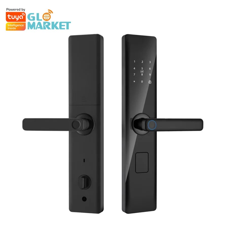 Glomarket Tuya Smart Security Digital Door Lock Biometric Fingerprint ...