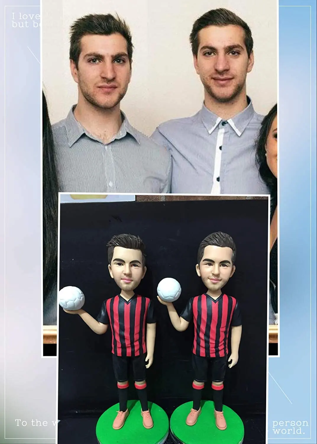 Custom Resin Birthday Gift Bobble Heads - Realistic & Personalized