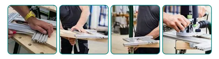 Woodworking Aluminum Framing System Set for Precision Routing