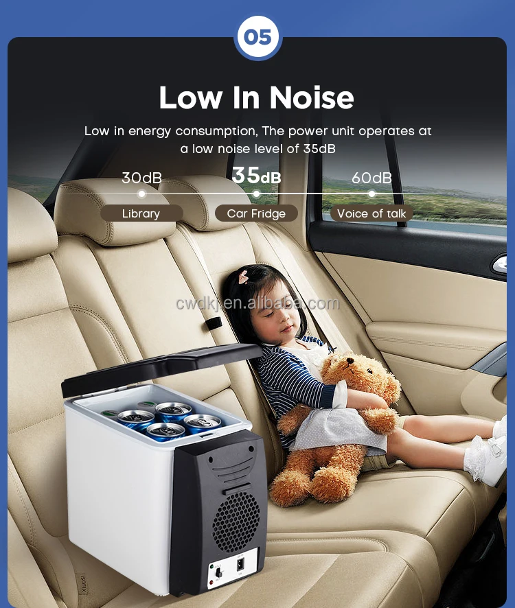 6l Mini Car Refrigerator Cooler And Warmer 12v Car Small Refrigerator ...