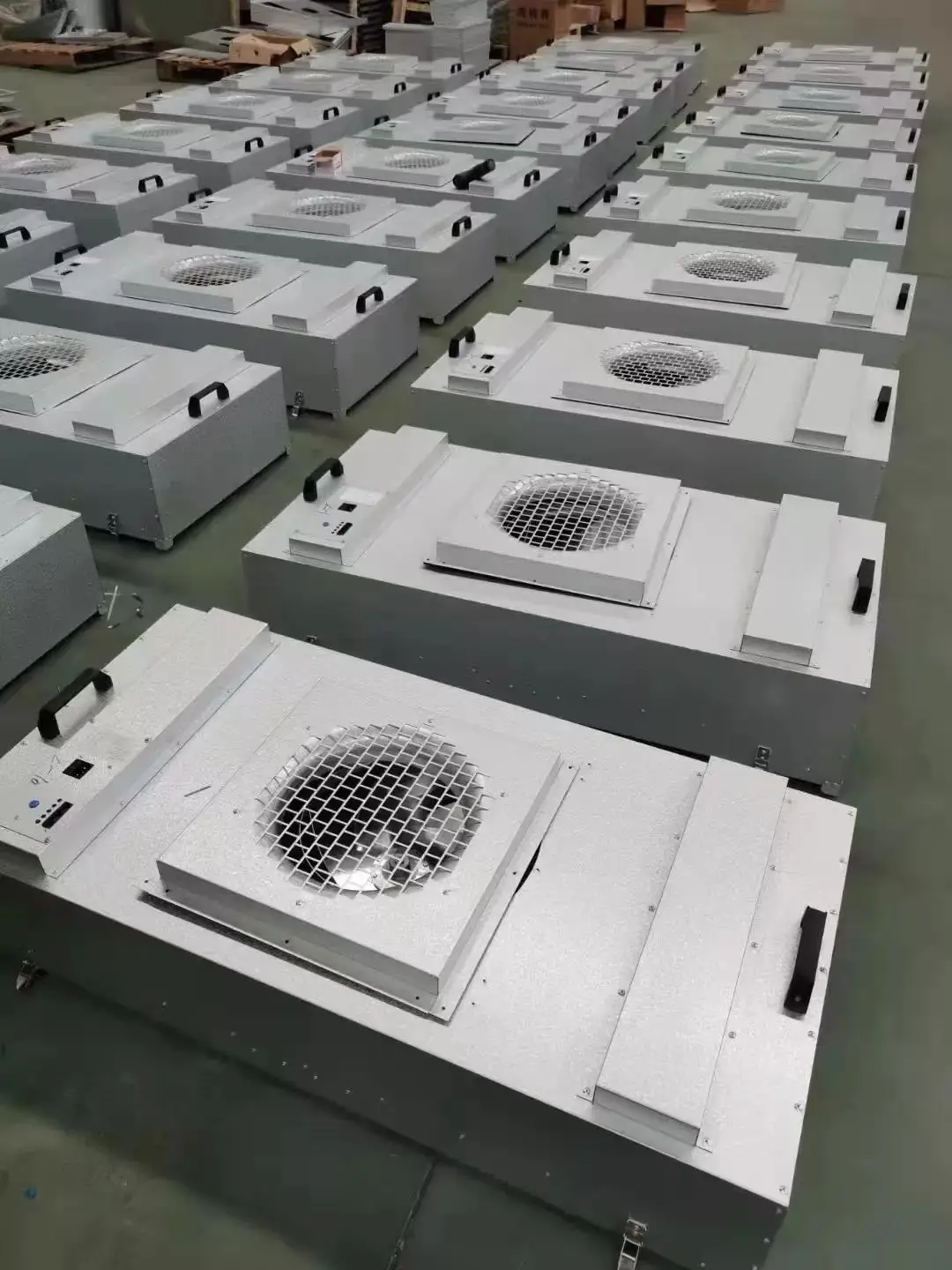 Cleanroom FFU Fan Filter Hepa Unit Design FFU Class 100 Cleaniness Mini ...