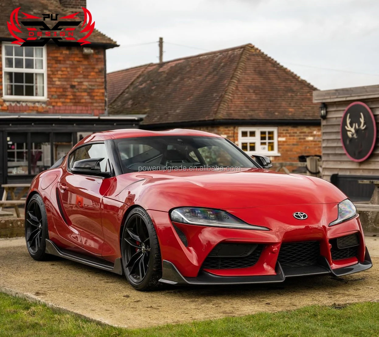 AD Style Carbon Fiber Front Lip for Toyota Supra A90 A91 Mk5 Front ...