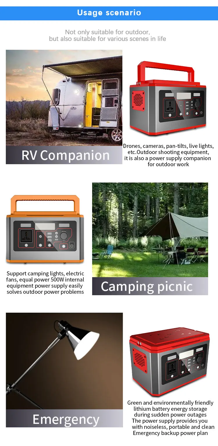 500wh Portable Charging Station Logo Design Portable Power Bank ...