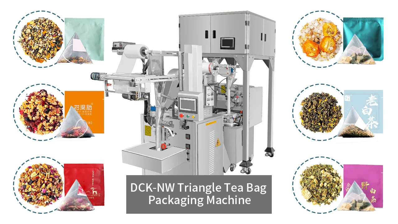 Dck-n Pla Nylon Mesh Corn Fiber Pyramide Triangle Tea Bag Packing ...