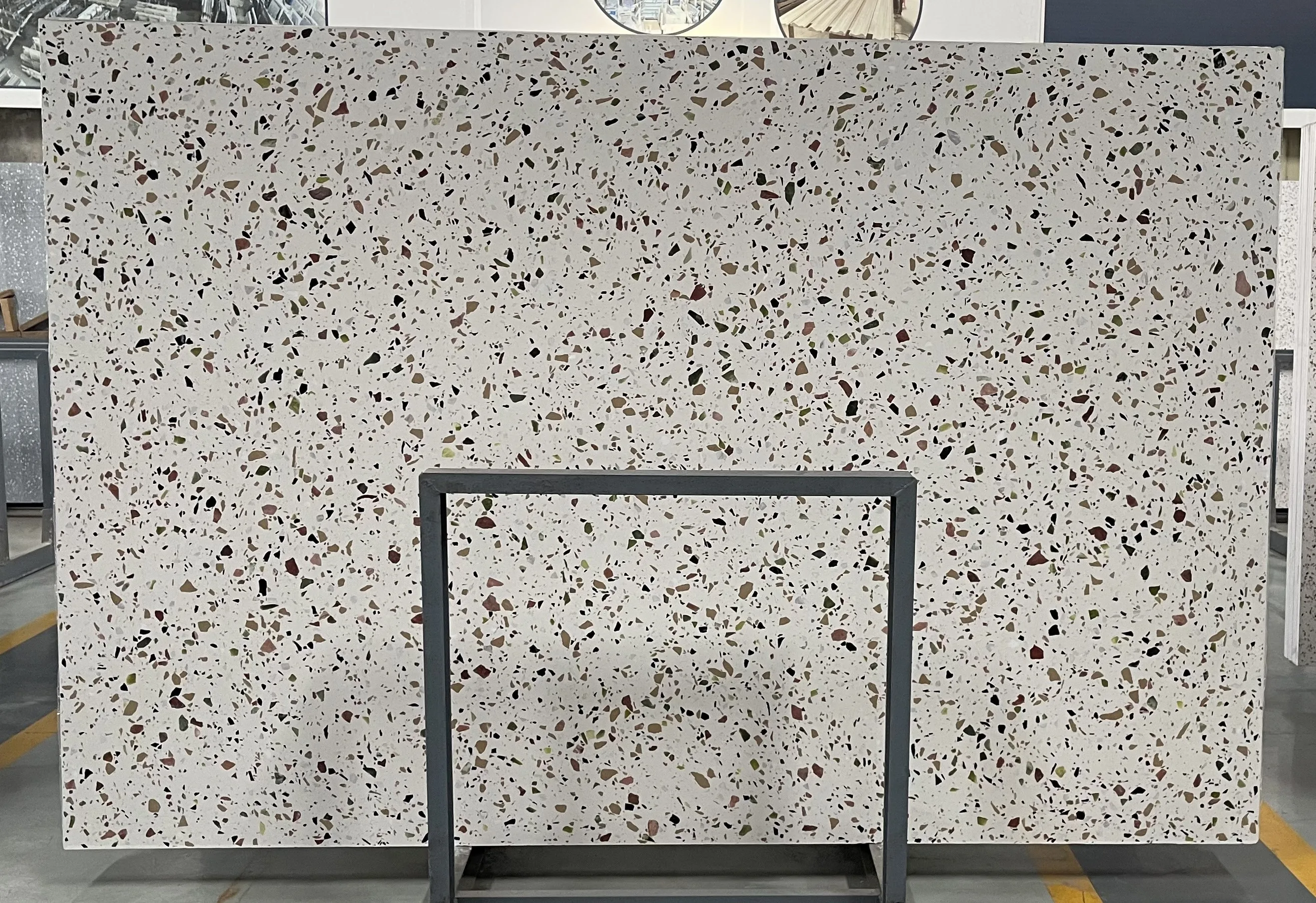 Customizable High-End Artificial Terrazzo Stone Tile Rustic Particle ...