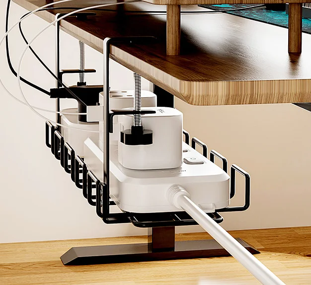 Adjustable Desks Cable Management Wire Organizer Under Desk Cord ...