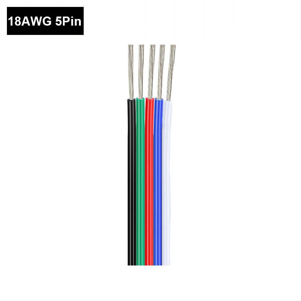 Custom Length LED Light Strip Extension Cables - Durable