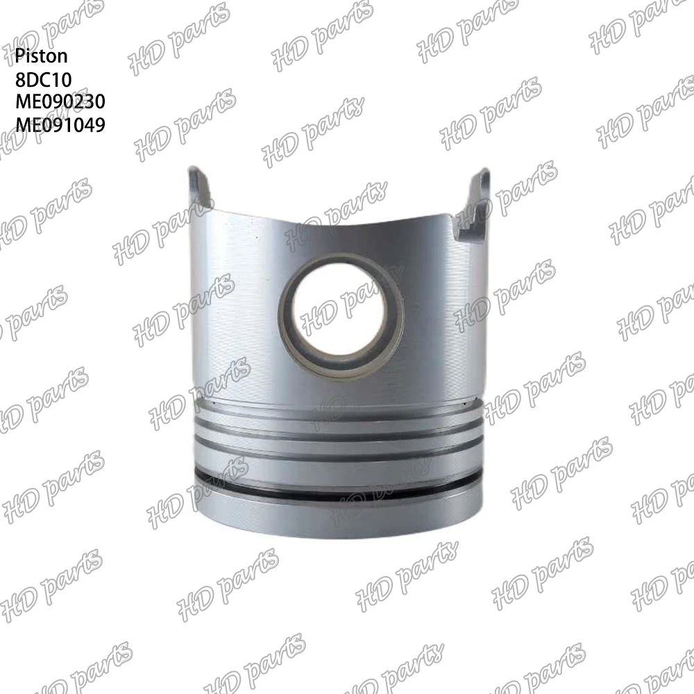 8DC10 Piston with Pin - Reliable Mitsubishi Engine Parts