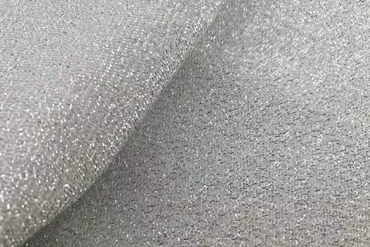 Stretch Lurex Knitted Fabric - Metallic Swimwear Material