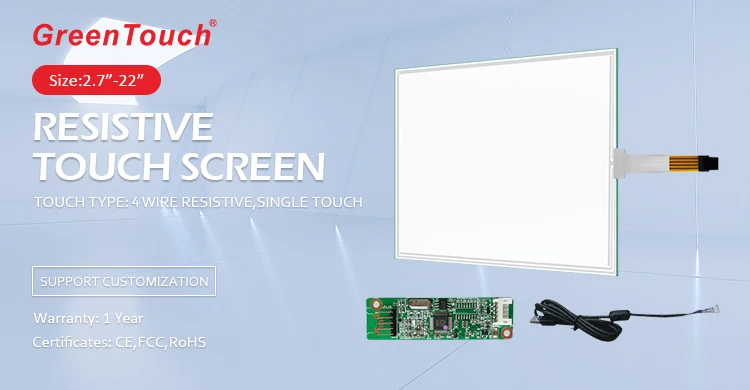 Greentouch 17 Inch Ito 4 Wire Resistive Touchscreen For Industrial ...