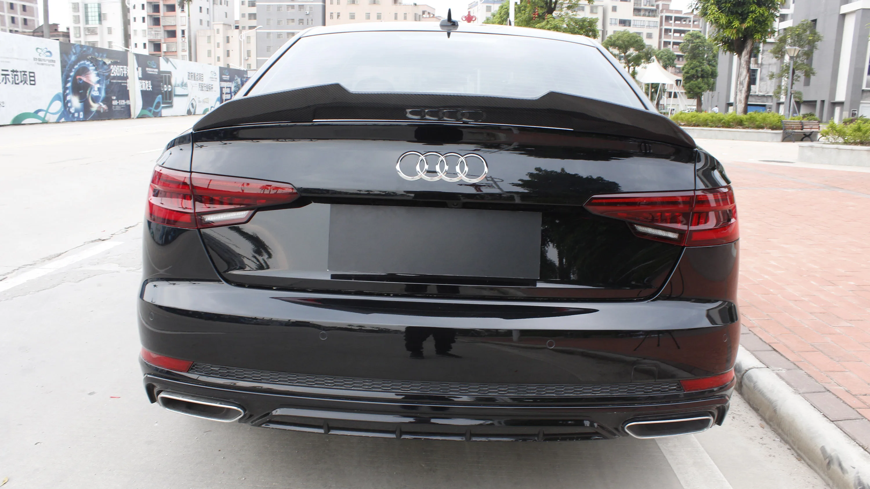 Dry Carbon Fiber Psm Style Rear Trunk Lip Tail Wing Ducktail Spoiler dry-carbon-fiber-psm-style-rear-trunk-lip-tail-wing-ducktail-spoiler