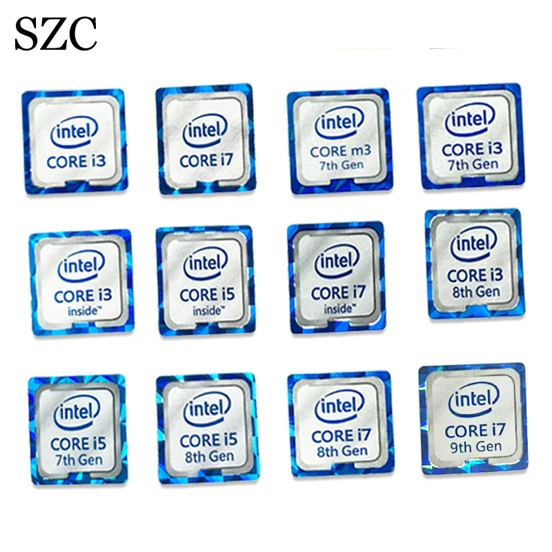 1/5pcs Label Sticker Laptop Desktop Cpu Xeon Pentium Processor Label ...
