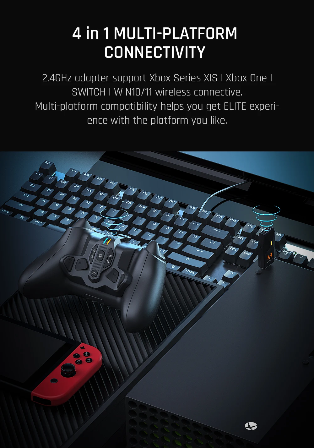 ARMORX Pro Wireless Back Button for Xbox Series Controllers