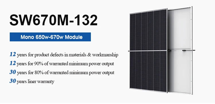 Wholesale 210 Mm 670w Cell Solar Mono Panels 670 Watt Fotovoltaicas ...