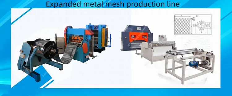 Expanded Metal Mesh Machine Full Automatic - Buy High Speed Expanded ...