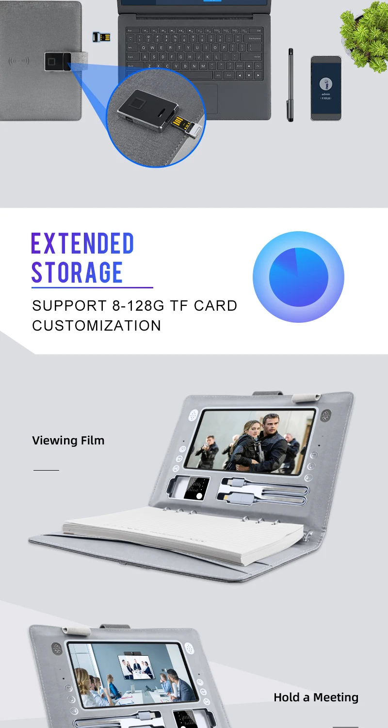 Wifi Smart Pen Notebook Gift Set Diary Wireless Notebook Powerbank ...