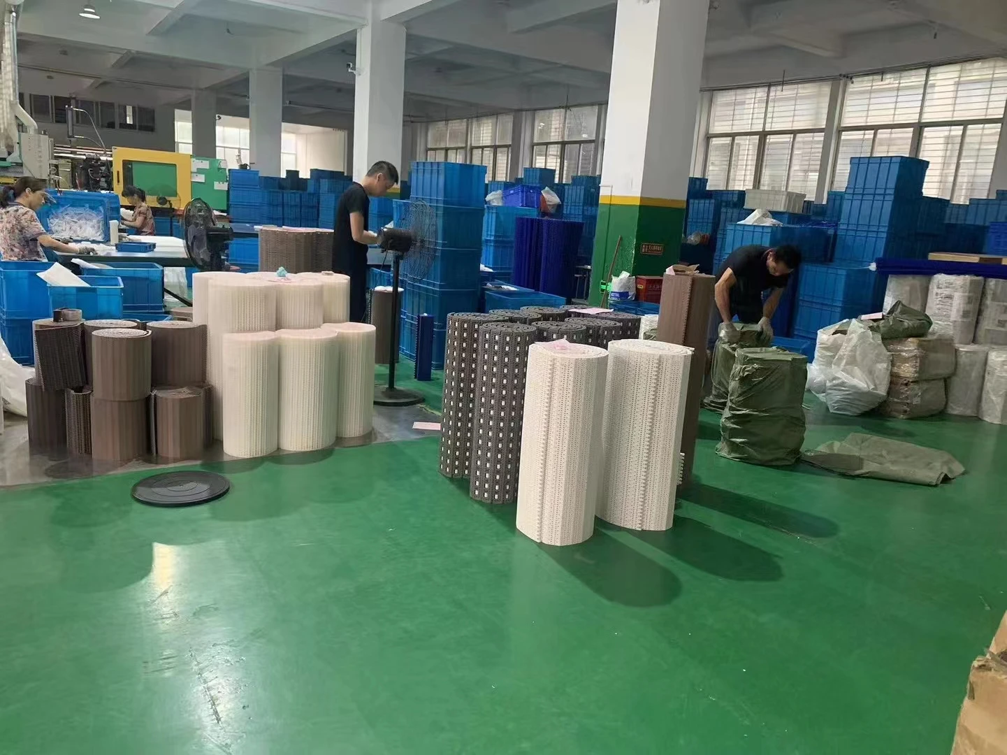 Slat Top Chain Conveyor Machine - Tuning Radius 500/610 Mm