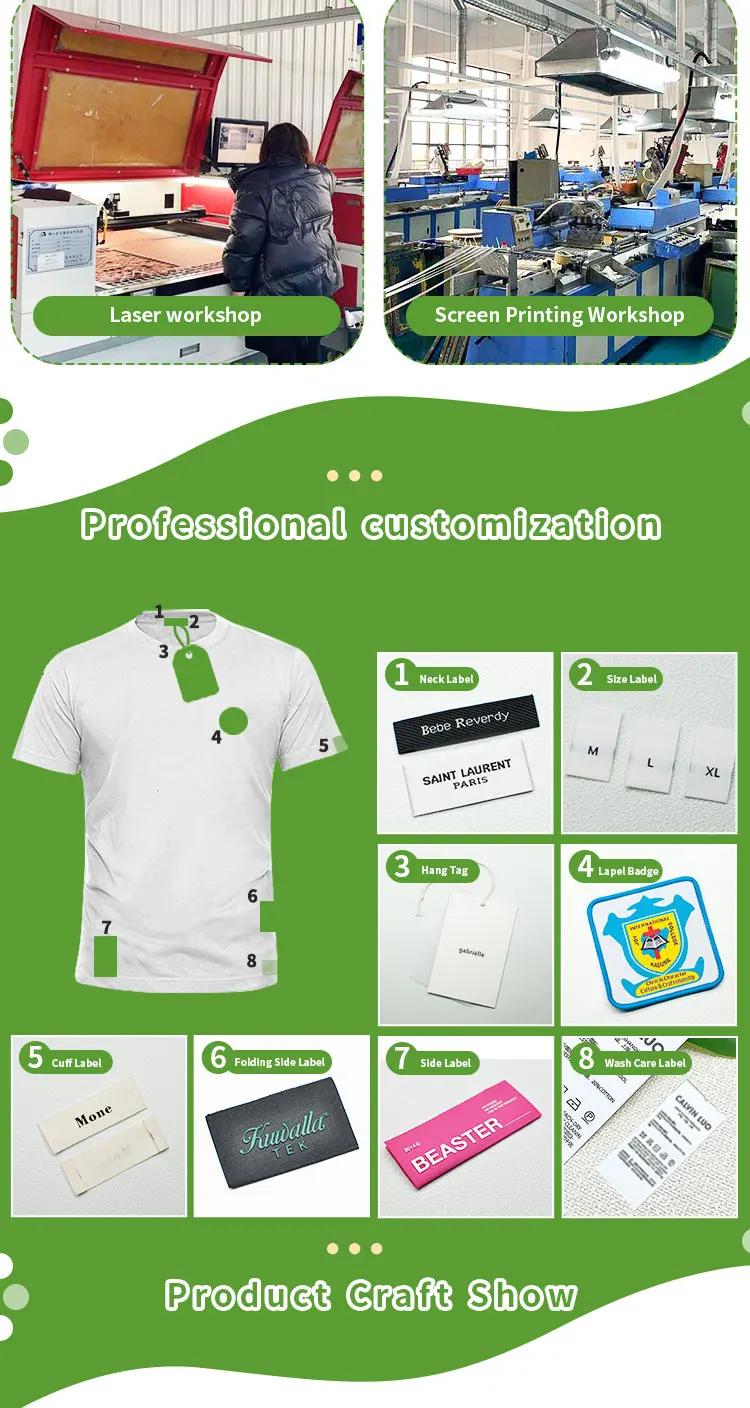 Customized Gold Stamp Printing Garment Washing Care Labels Clothing ...