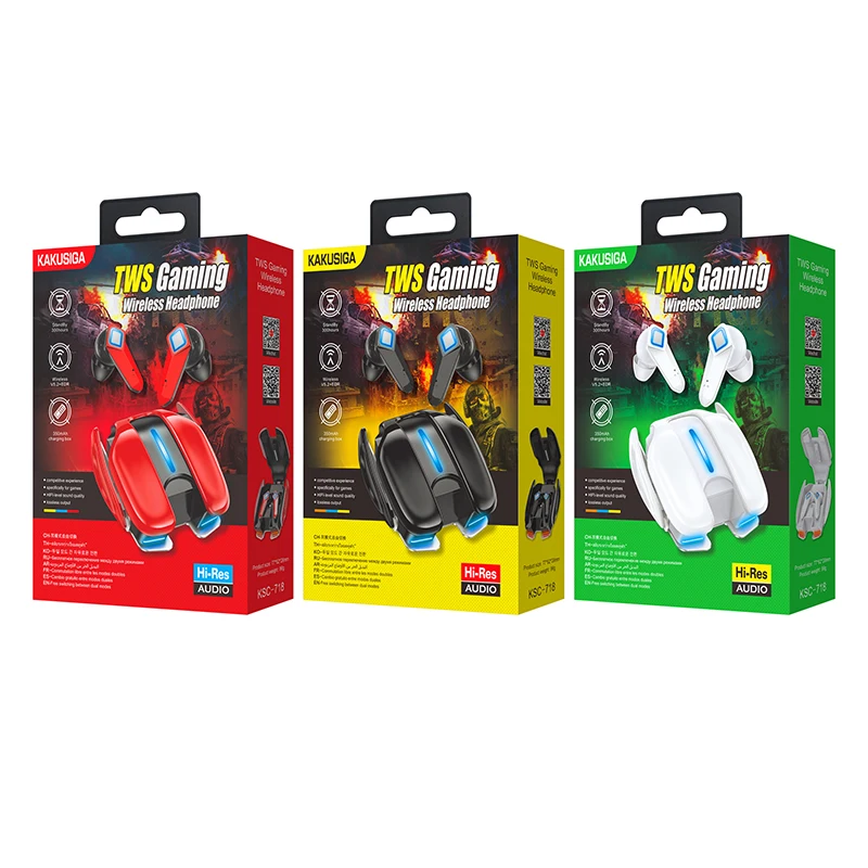 KAKUSIGA&JOKADE gaming wireless headset TWS wireless stereo headphones ...