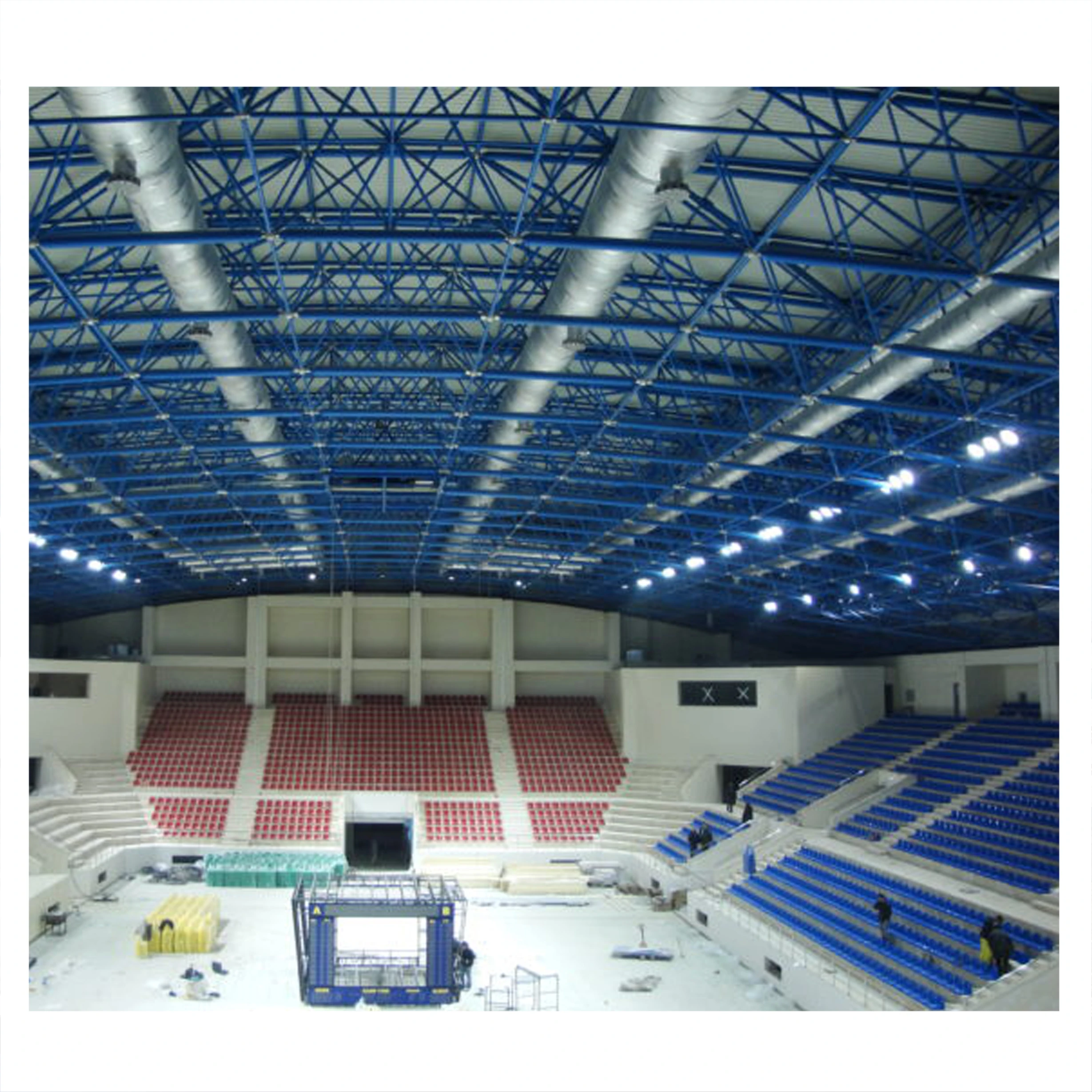 Prefab Steel Frame Shade Roof Football Stadium Metal Roofing