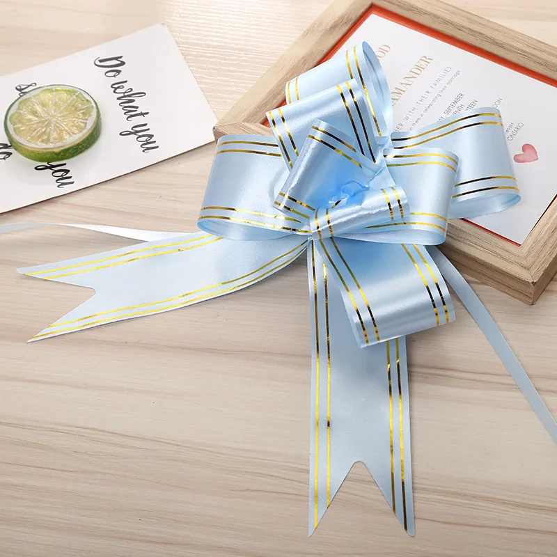 50# Big Size Plastic Pull Ribbon Bow for Party Wrapping
