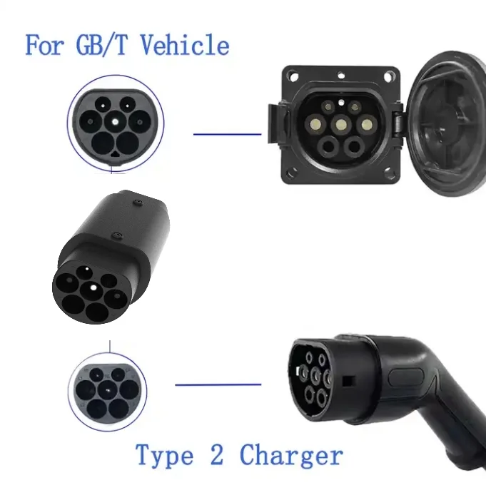 Ac Iec 62196 Type 2 To Gbt Adapter 32a Single Phase 62196 To Gbt Ev Adapter T2 To Gbt Adapter ...