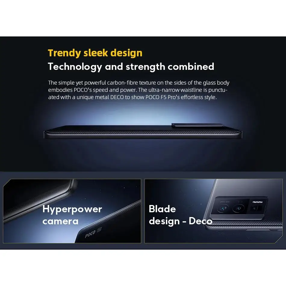 Used/Refurbished Global Version POCO F5 Pro 5G 120Hz AMOLED Display ...