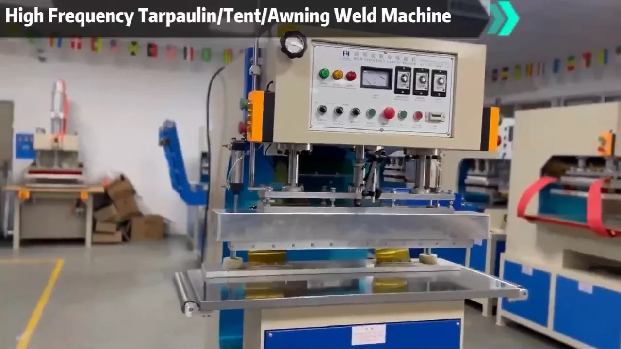 High Frequency Plastic Canvas Bonding Welding Machine Pvc Tarpaulin Welding Machine For Tarp ...