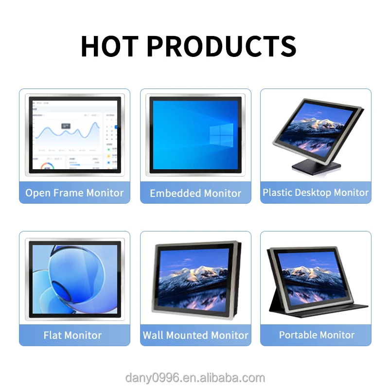 19 Inch Hdmi Monitor Communication Efficient Data Transfer Industrial ...