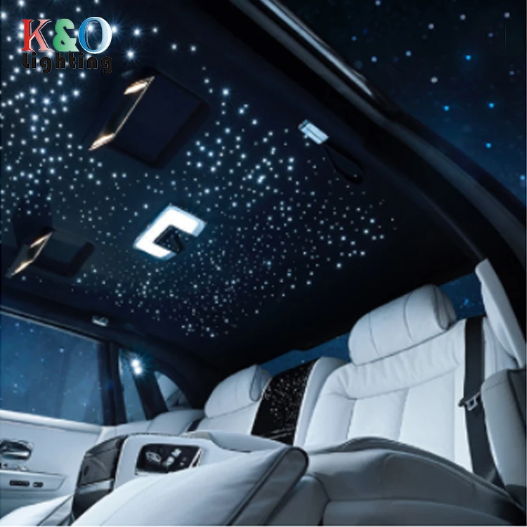 RGBW LED Fiber Optic Star Ceiling Lighting for Cars Engine Decor with ...