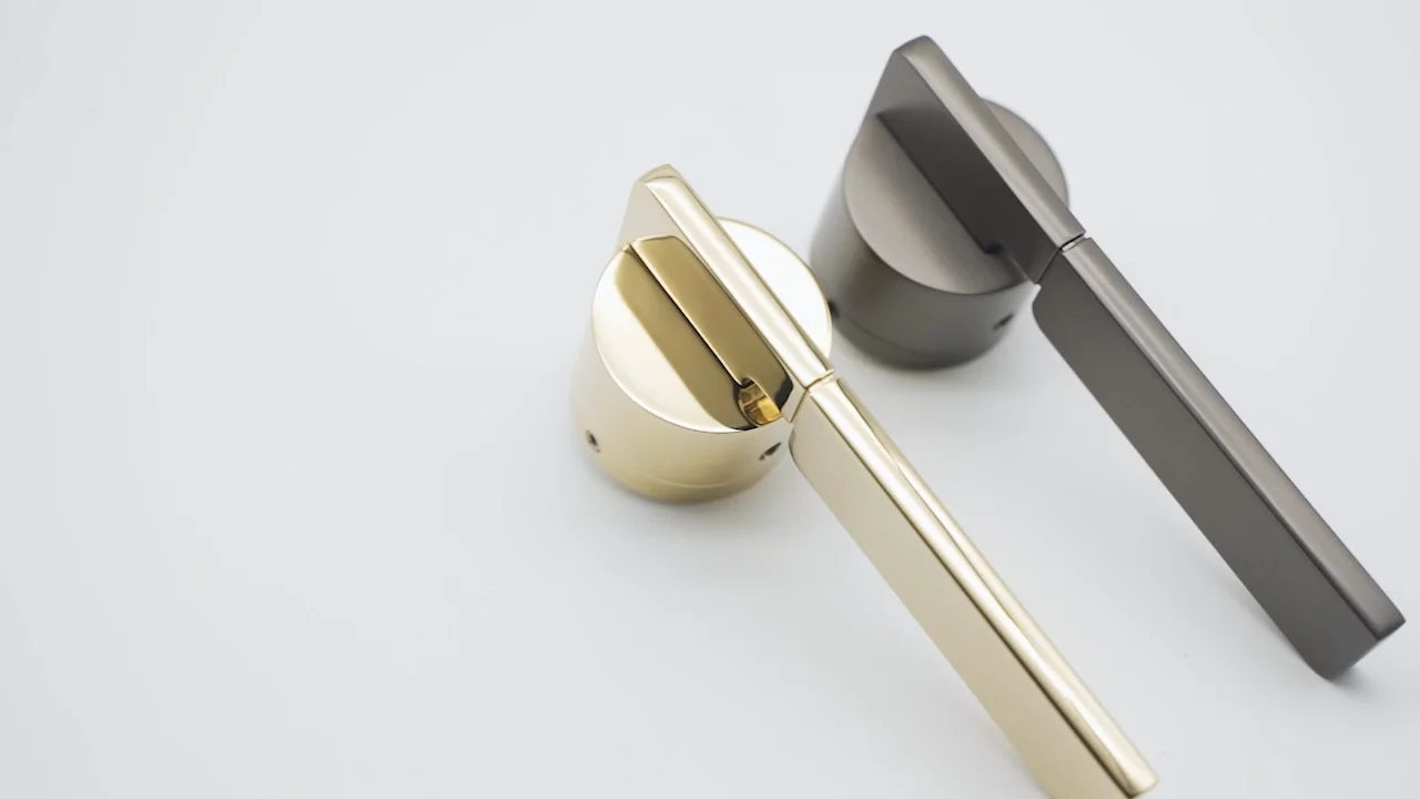 Modern Bedroom Lock Door Handle Door Lock Set Interior Zinc Alloy New ...