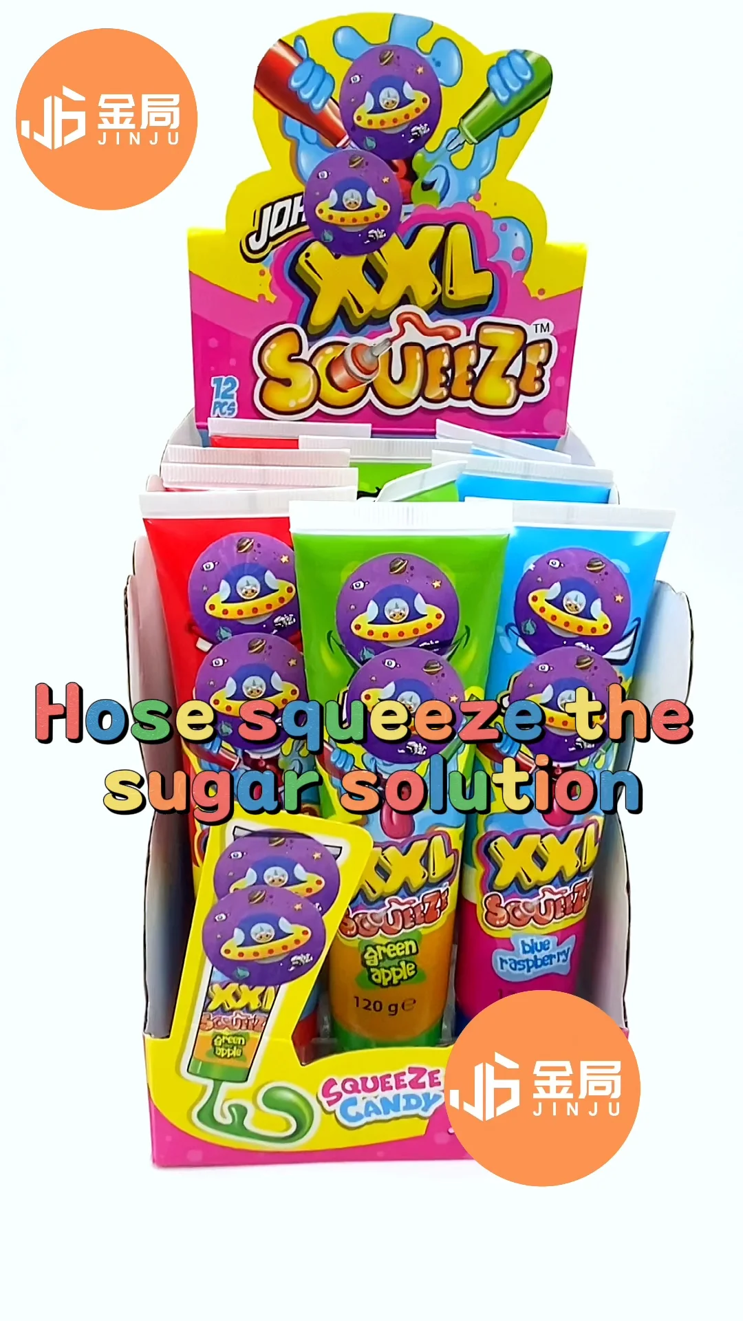 Hot Selling Bottle Toothpaste Shaped Mix Fruit Jelly Jam Candy Sour ...