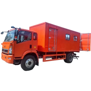 Sinotruk Howo Maintenance Van Truck Mobile Workshop Truck With Greasing Compressor Tools - Buy ...
