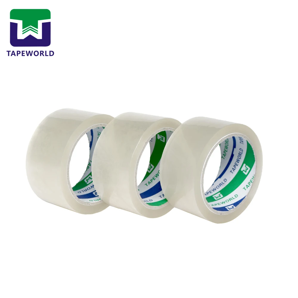 Water Activated Adhesive Sticker 48mm PVC BOPP Tape Clear Yellowish ...