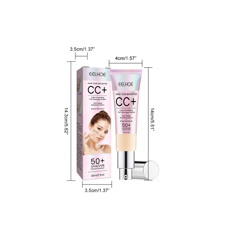 EELHOE UV Preventing Sunburn Repairing Sunscreen CC Cream
