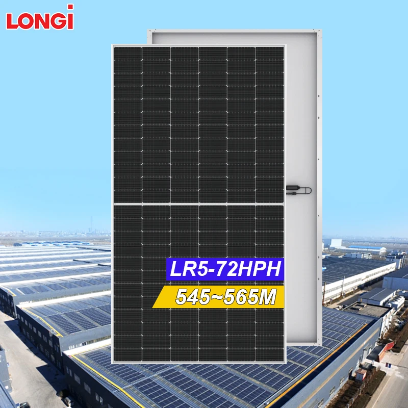 Longi Hi-mo 5m Lr5-72hph 545-565m Half Cell Perc High Voltage 540w 545w 550w 555w 560w Longi ...