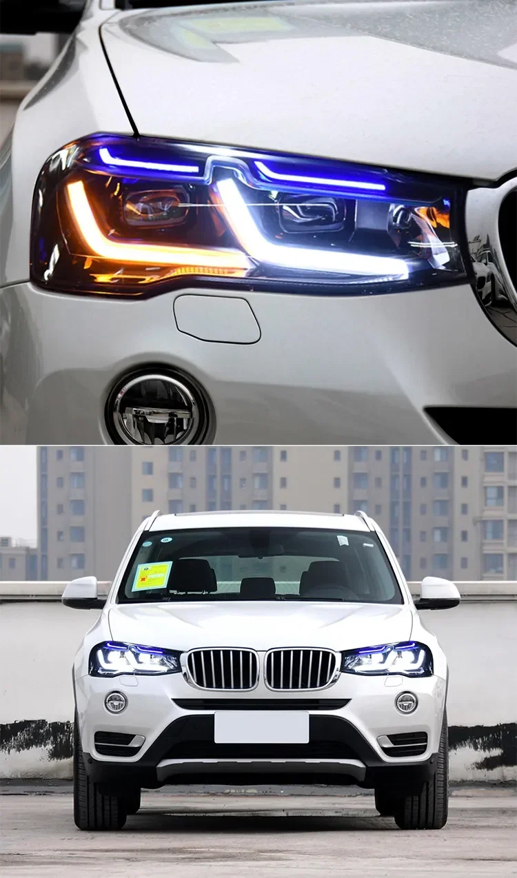 Sjc New Upgrade Car Lights Fit For Bmw New F25 X3 Headlight 2014-2017 ...