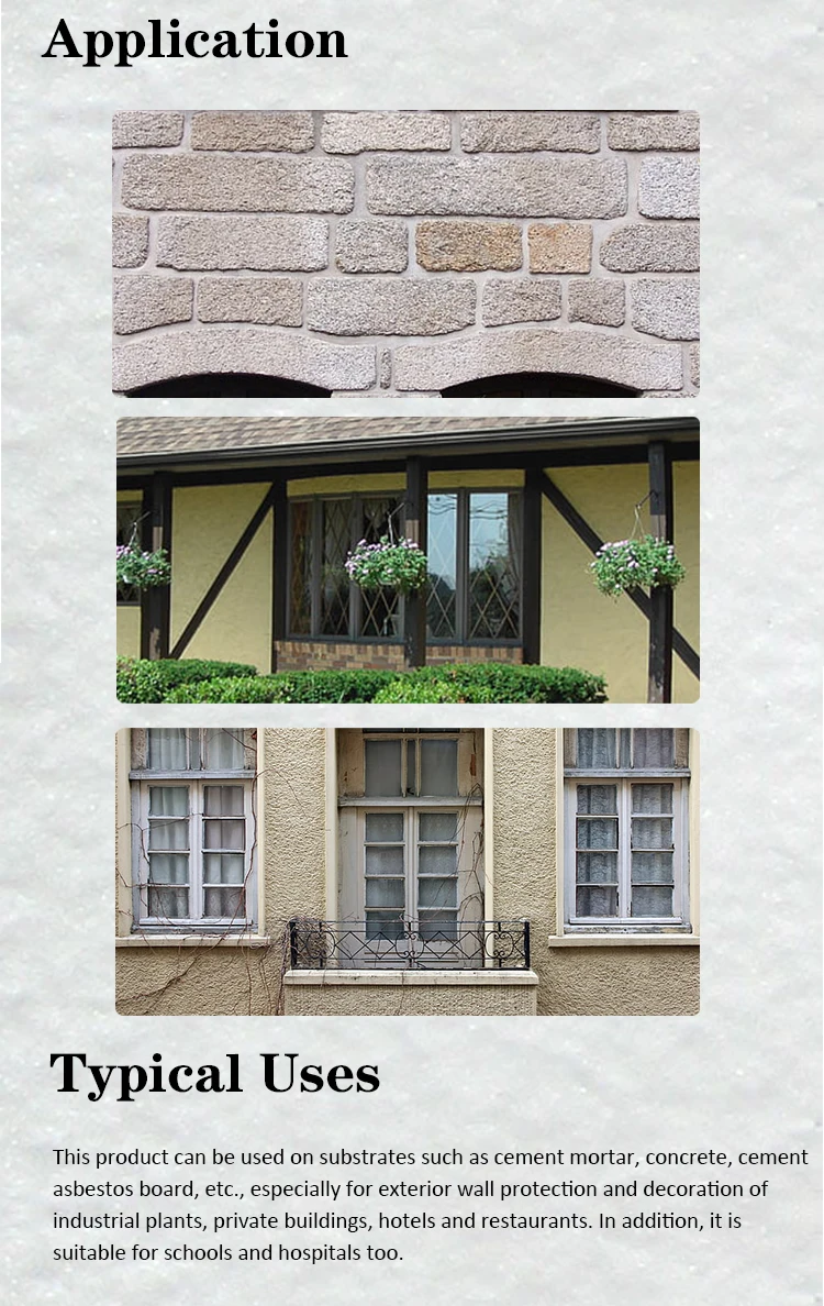 YMS Natural Stone Textured Paint - High Adhesion Exterior Coating
